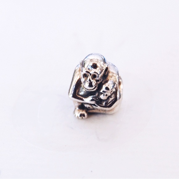Pandora | Jewelry | Pandora Chimp Family Monkey With Baby Sterling ...